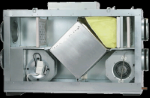 HLK Shop. Helios KWL-Center KWLC 350 - liegend mit WW-Nachheizung