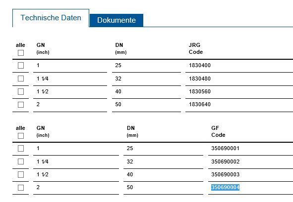 HLK Shop. JRG Feinfilter PN 16, DN25 - Art.Nr. : 1830.400