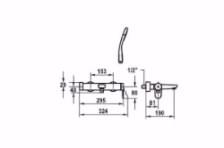 HLK Shop. KWC ELLA Wanne chromeline A 190 AD 153 Hebelmischer Auslauf fest Neoperl Cascade ...