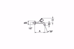 HLK Shop. KWC STAR Zubehör chromeline A 225 Wandventil Auslauf fest Strahlformer, Chromeline 1/2 ...