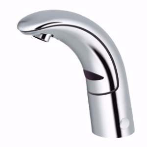 HLK Shop. KWC IQUA Waschtisch chromeline A 140 Automatik gesteuert Auslauf fest Neoperl Cascade ...